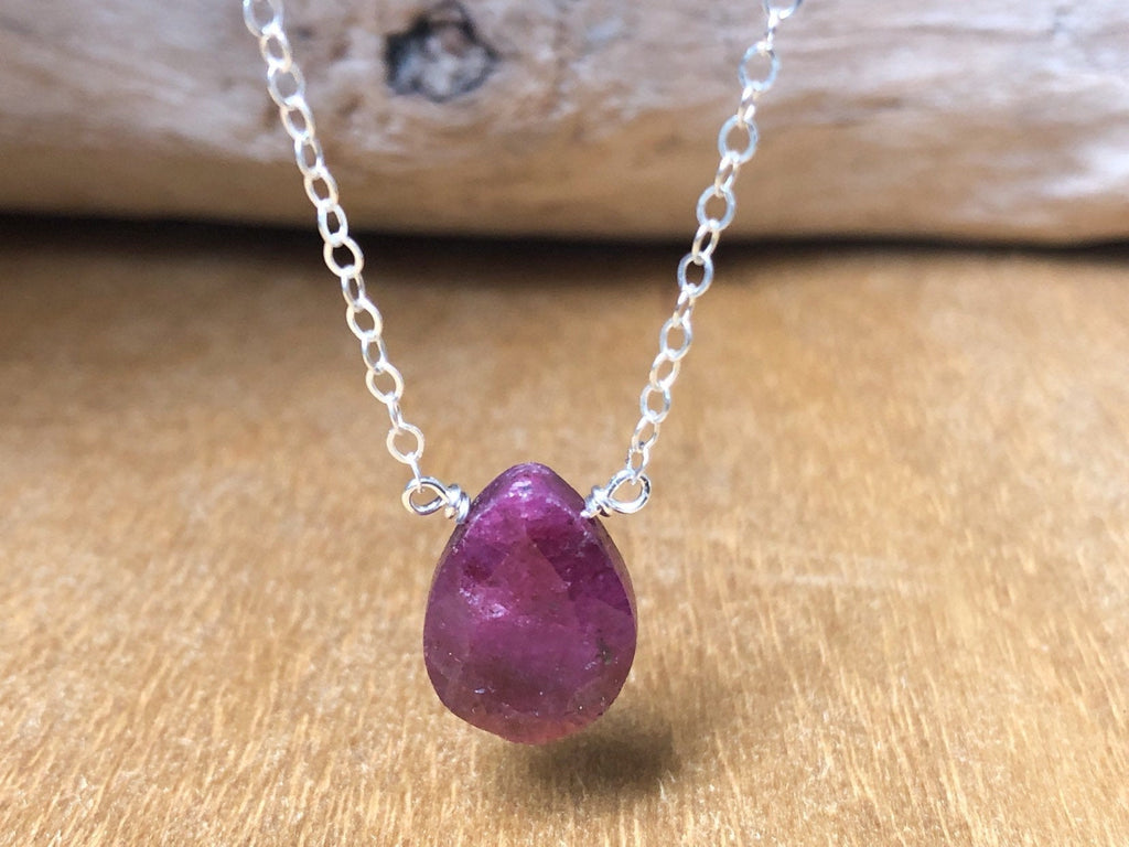 Ruby Necklace - July Birthstone - Crystal Shop in Salem Oregon – Moon ...
